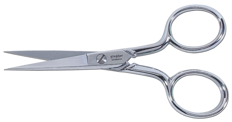 Gingher Embroidery Scissors 4 - W/Leather Sheath - 2349033 | HSN