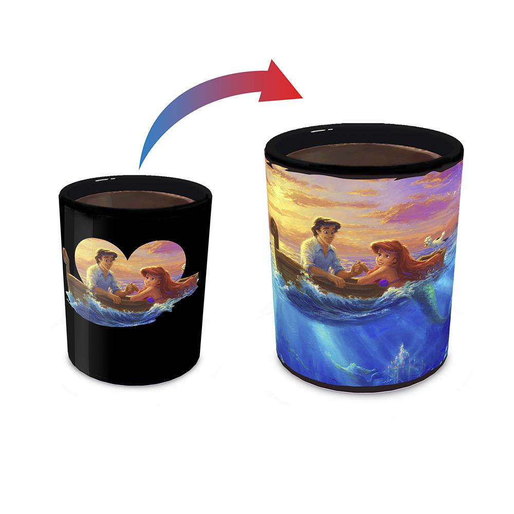 Morphing Mugs® Heat-Sensitive Mug - The Little Mermaid Falling in Love ...