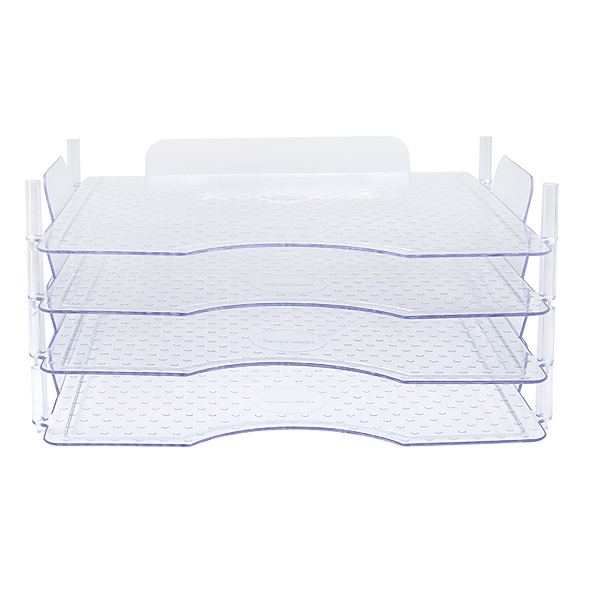 Stackable Paper Trays 4-piece Set 12x13 Inches | HSN