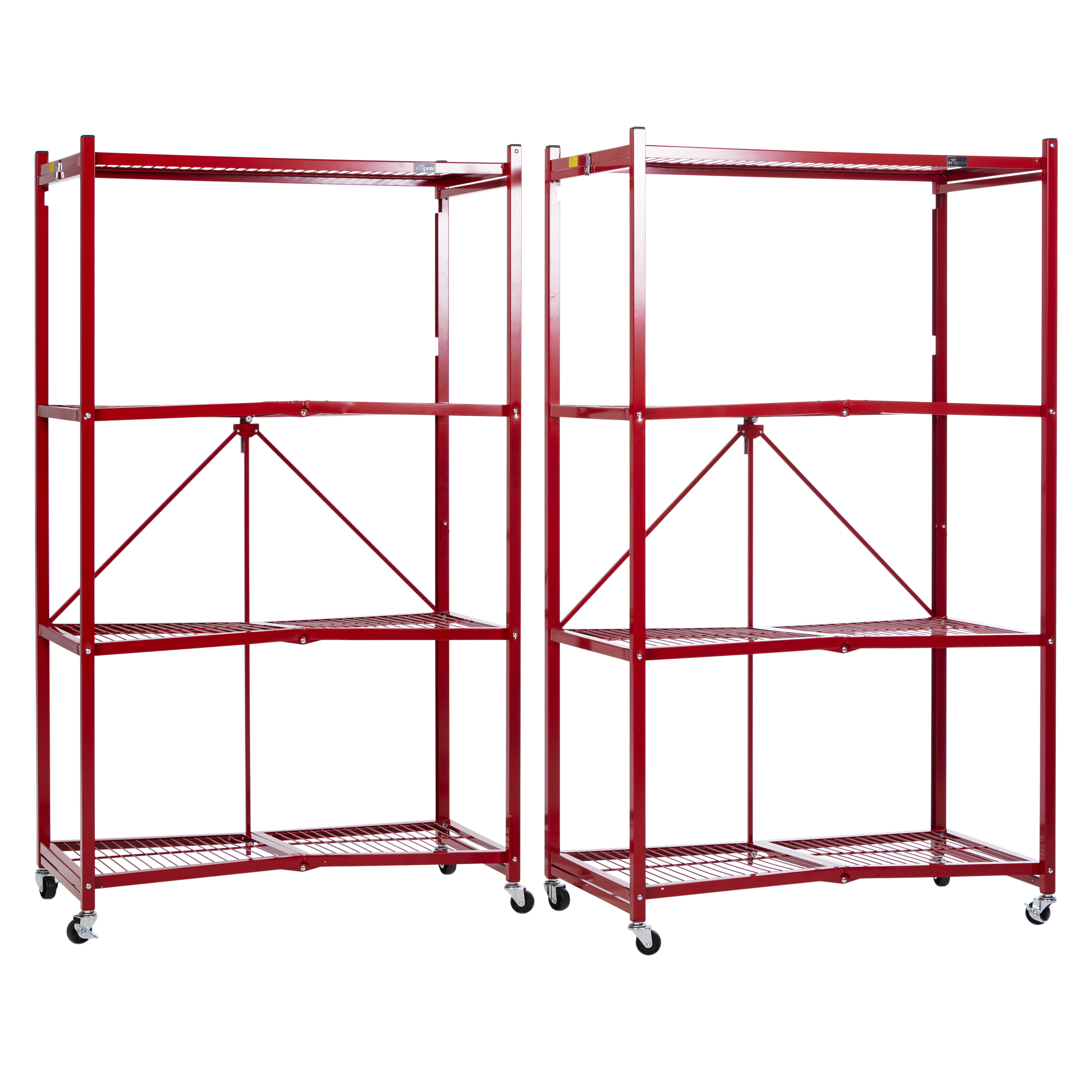 Origami Heavy Duty 4-Tier Rack 2-pack