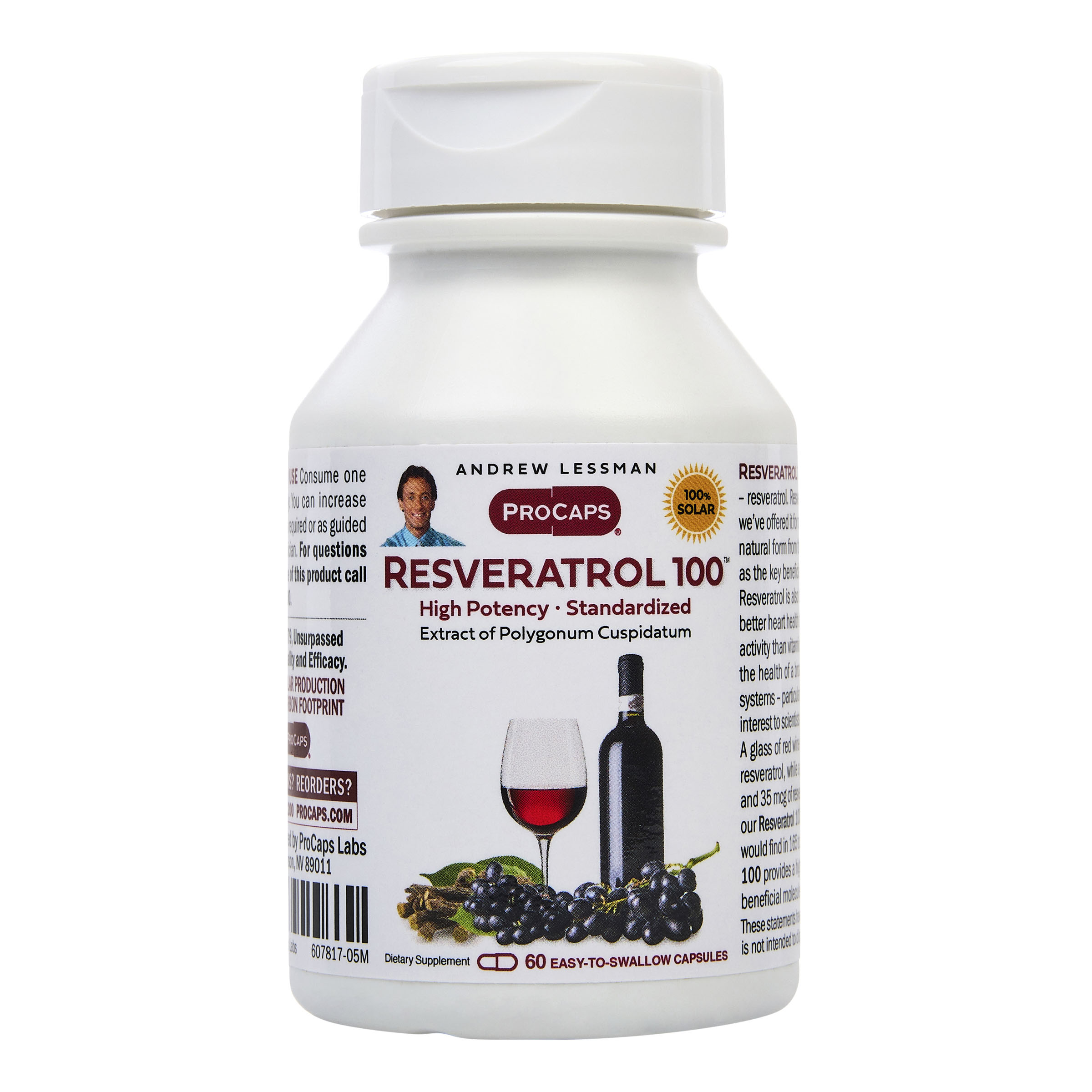 Andrew Lessman Resveratrol-100 - 60 Capsules | HSN