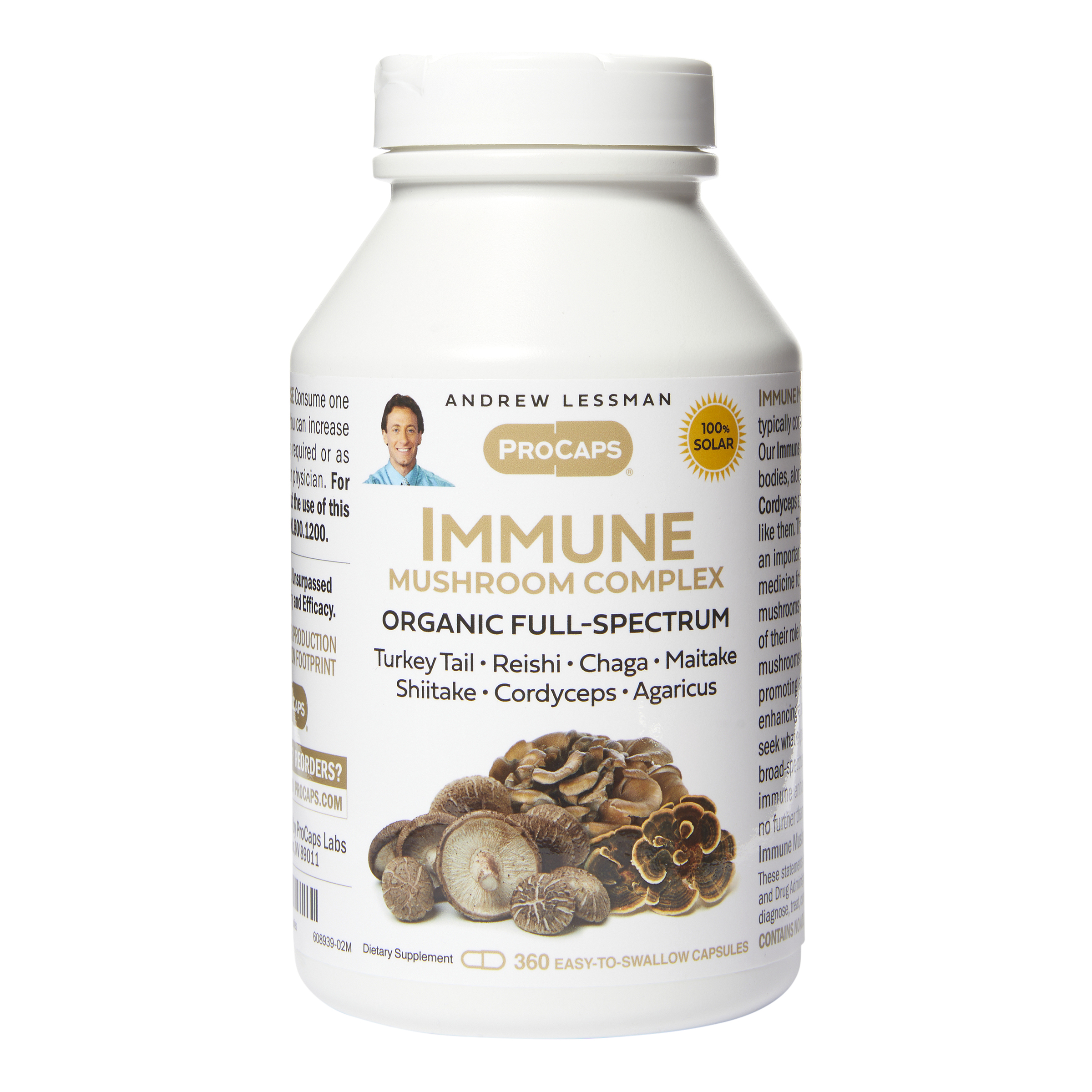 Andrew Lessman Immune Mushroom Complex - 360 capsules | HSN