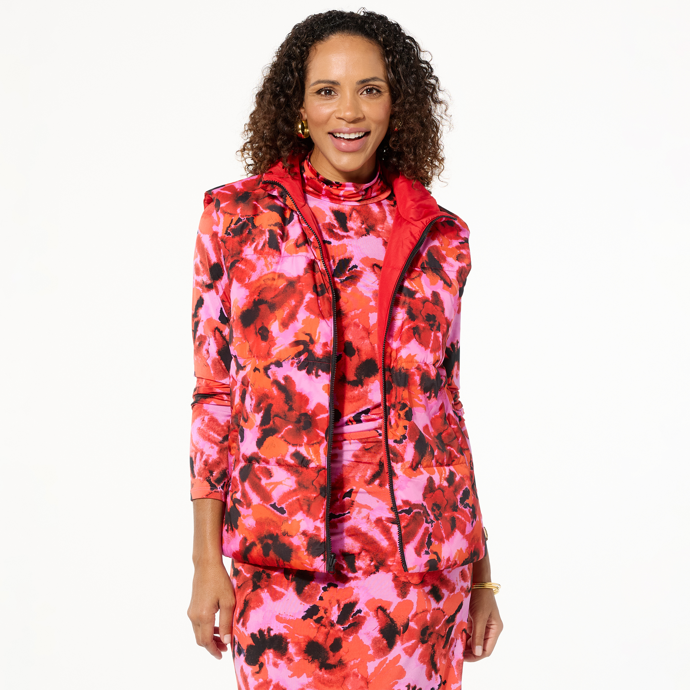 IMAN Global Chic Reversible Quilted Vest | HSN