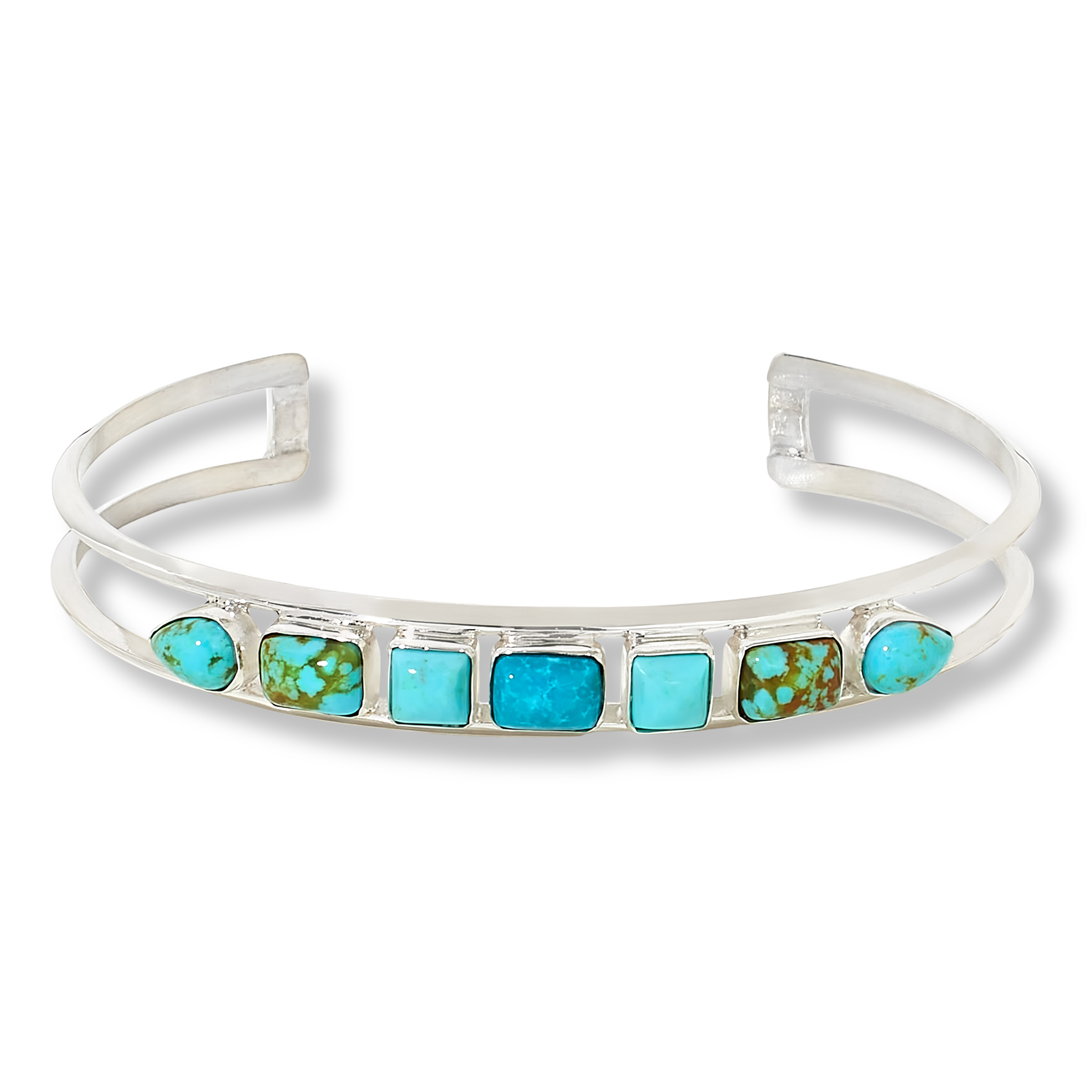 Jay King Sterling Silver Sonoran Turquoise Cuff Bracelet | HSN