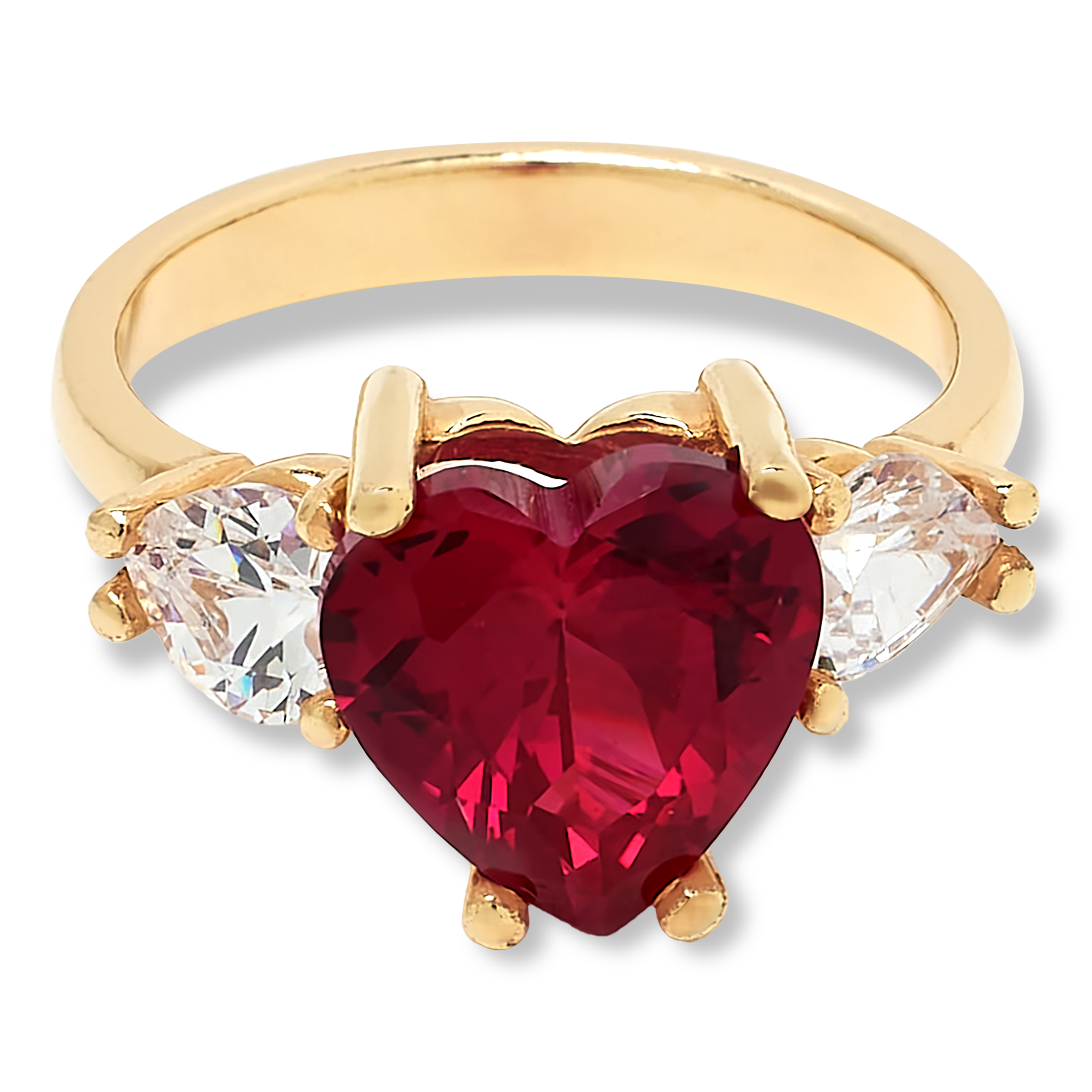 Radiance by Absolute™ x Katharine McPhee Gold-Plated Heart Ring | HSN