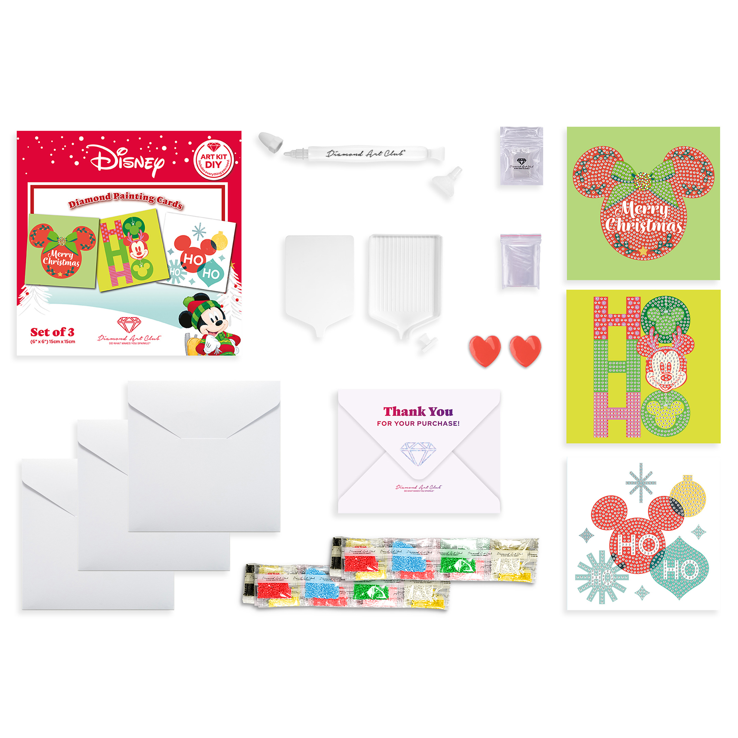 Diamond Art Club Disney 3-Card Christmas Kit - 23376905 | HSN