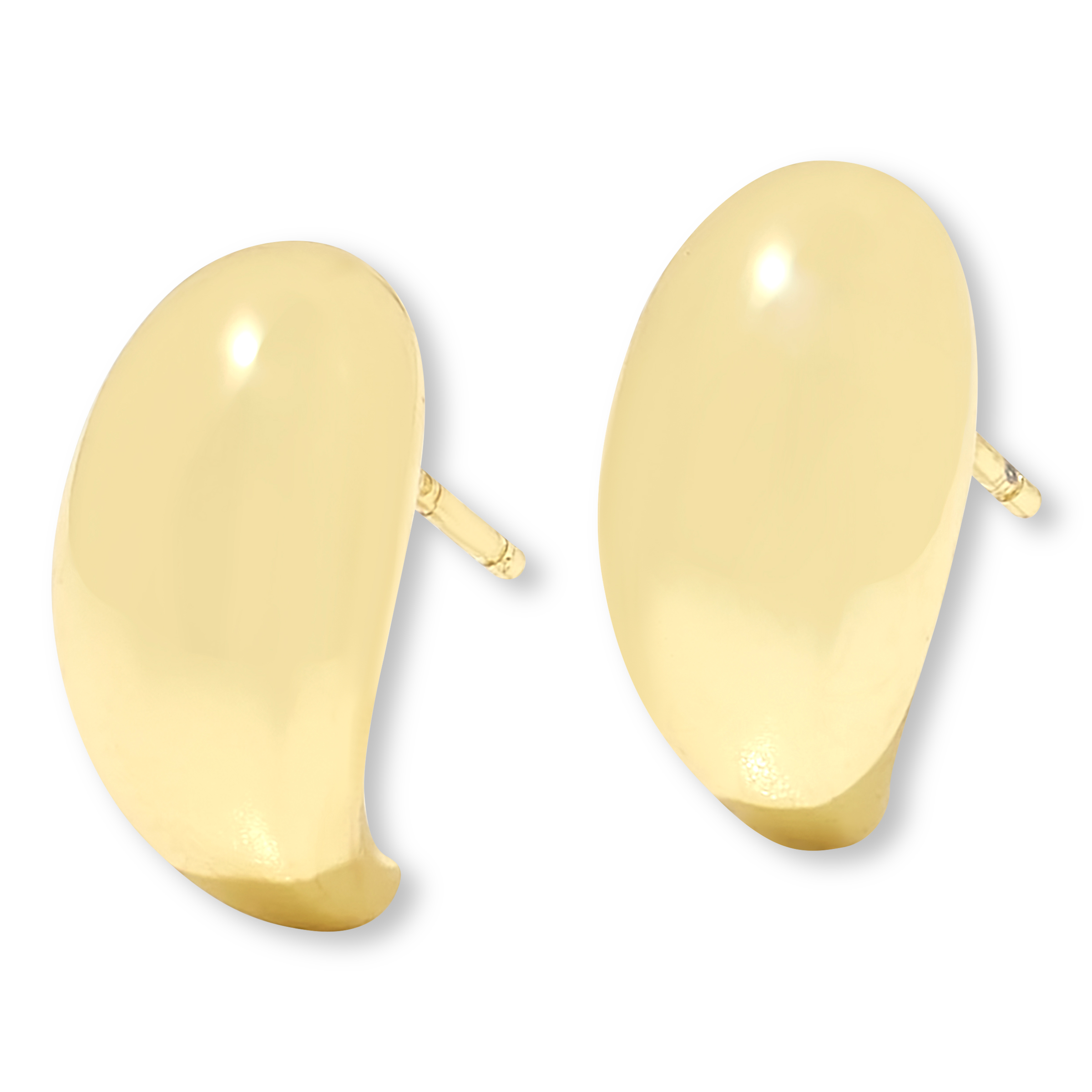 Bellezza Bronze Polished Bottoms Up Mini Teardrop Earrings | HSN
