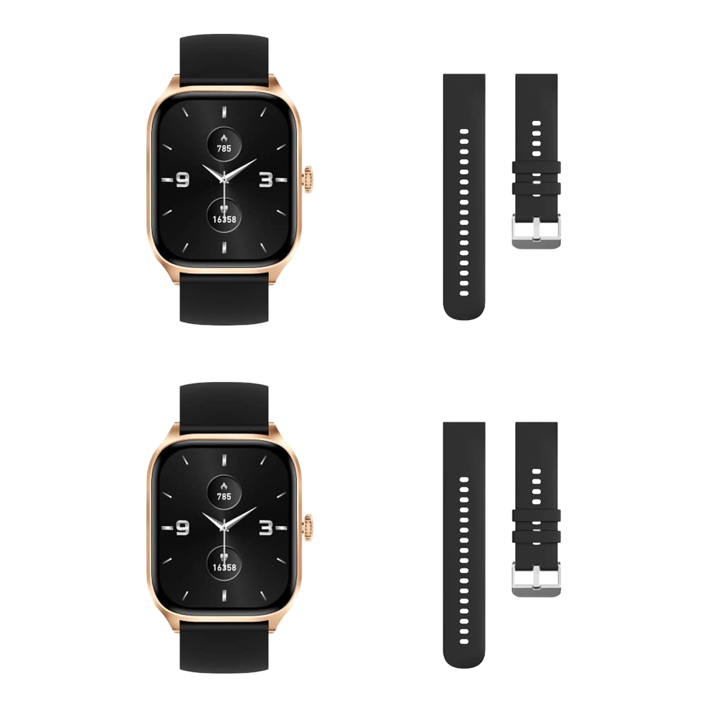 Letsfit E27 2" Bluetooth Smart Watch 2-pack with Additional Bands - 23404053 | HSN