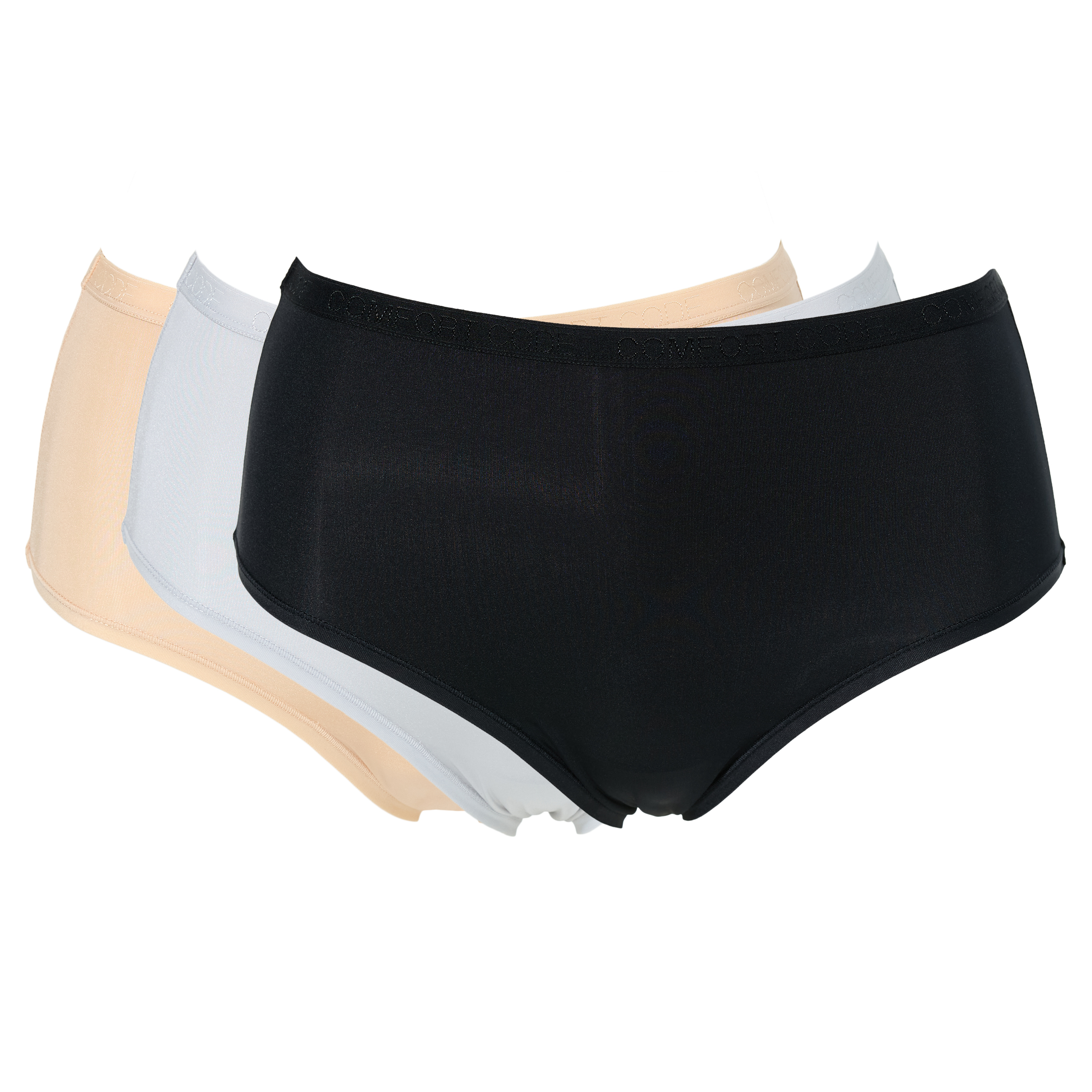 Comfort Code 3-pack Signature Smooth Logo Mid-Rise Brief | HSN