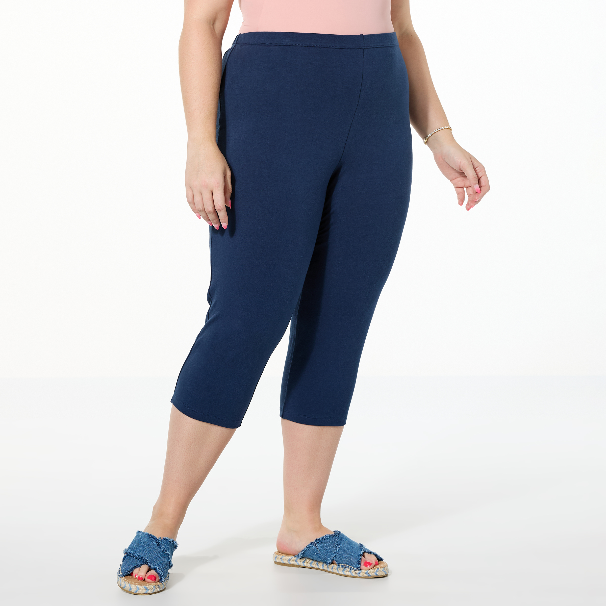 Rhonda Shear Flat Front Mid-Calf Legging | HSN