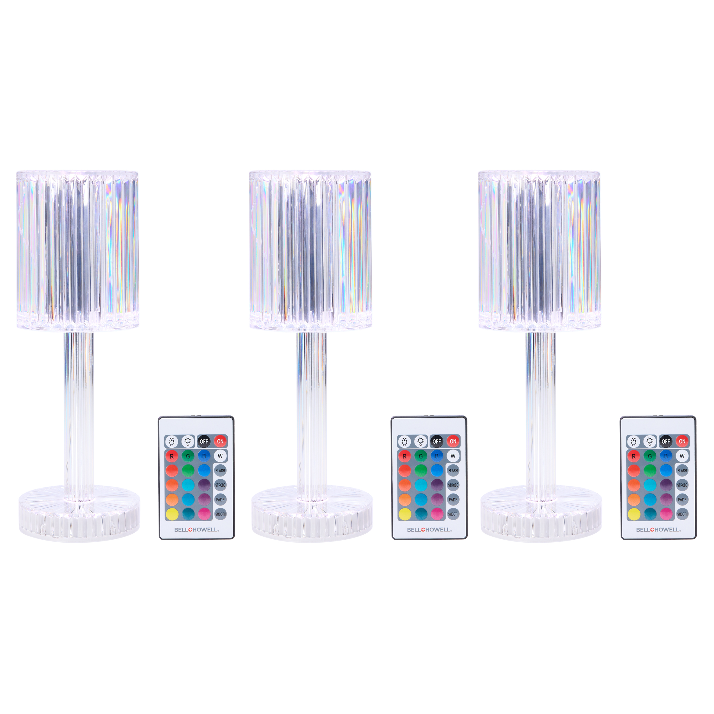 Bell+Howell Rechargeable Emerald Lamp - 3-pack | HSN