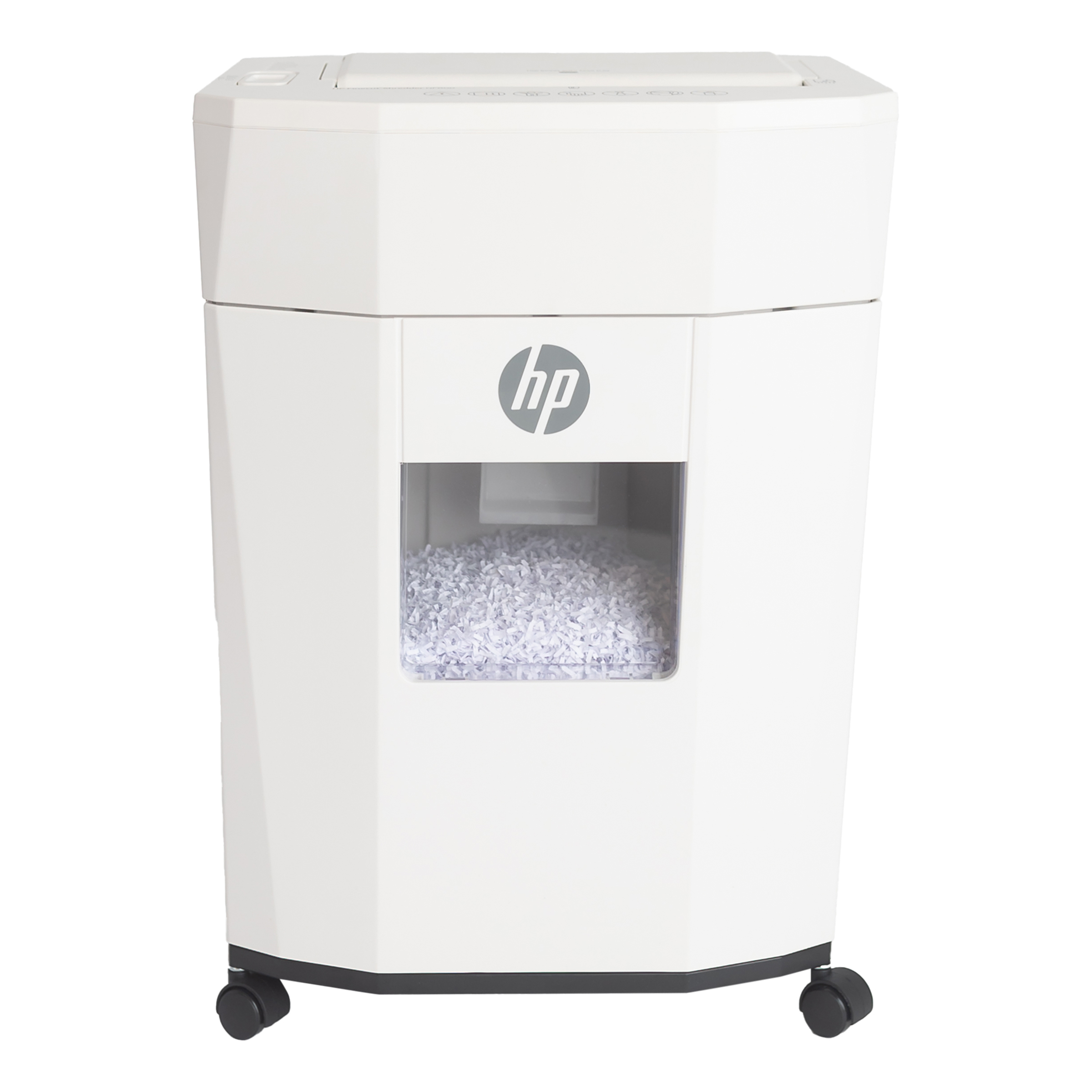 HP 100-Sheet Autofeed Finecut Shredder with Dropdown 3.8-Gallon Bin ...