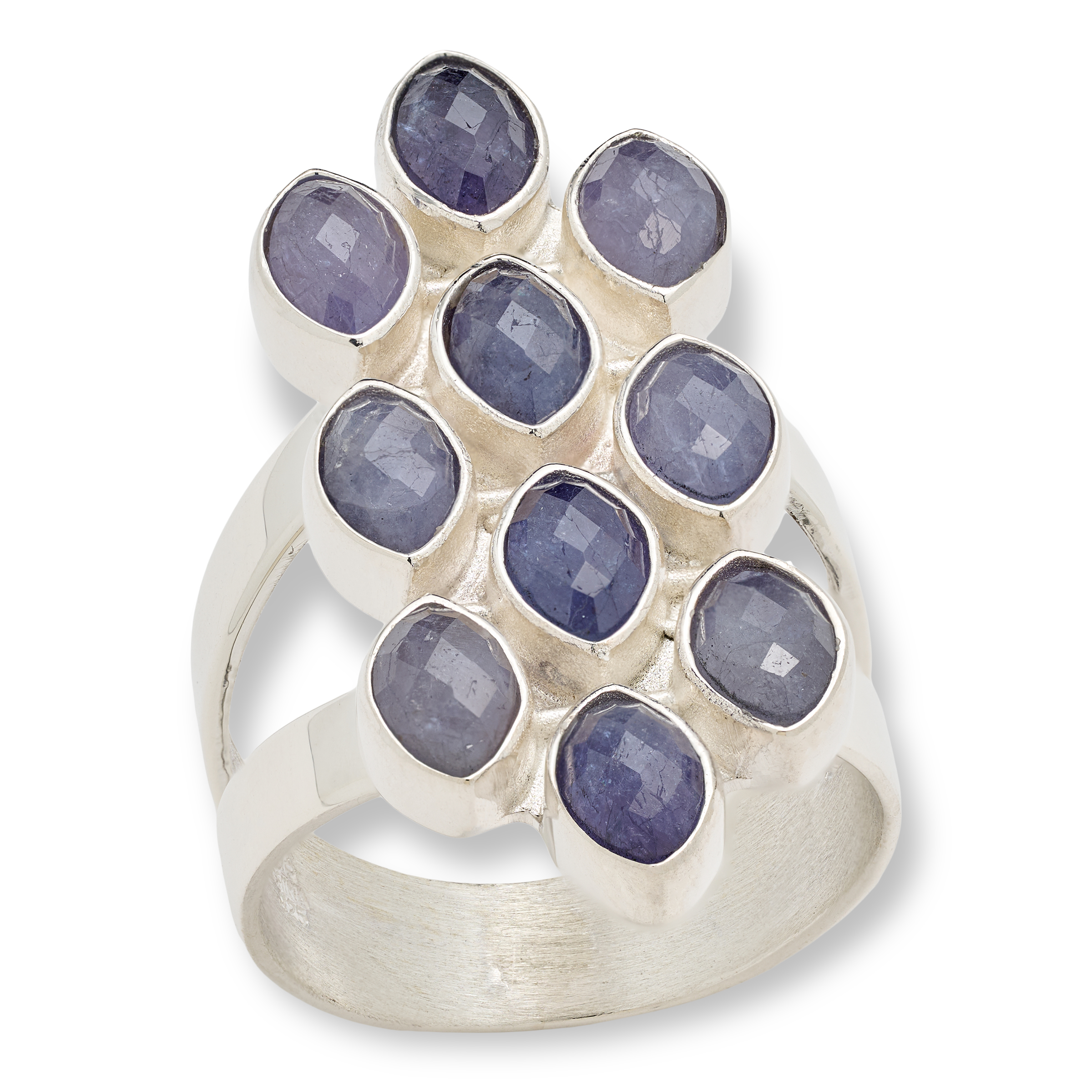 Jay King Sterling Silver Tanzanite Multi-Stone Ring | HSN