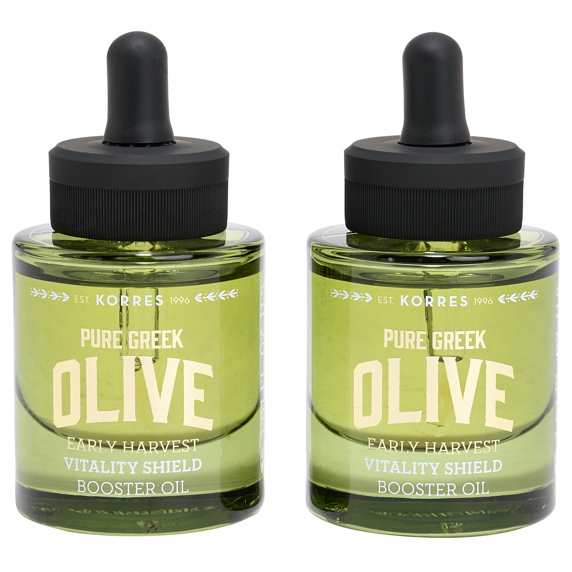 Korres 2-pack Olive Early Harvest Vitality Shield Booster Oil | HSN