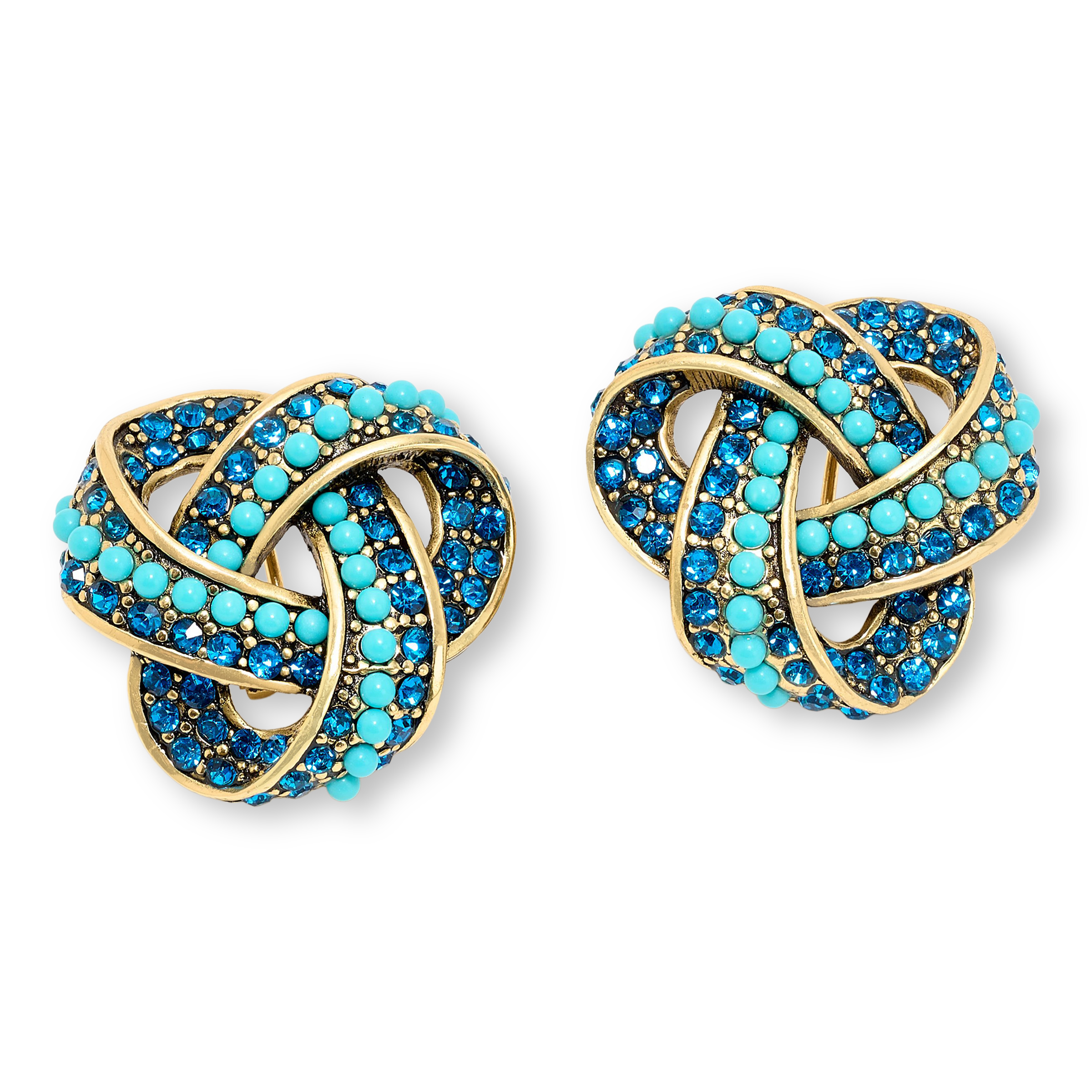 Heidi Daus Love Me Knot Crystal Earrings | HSN
