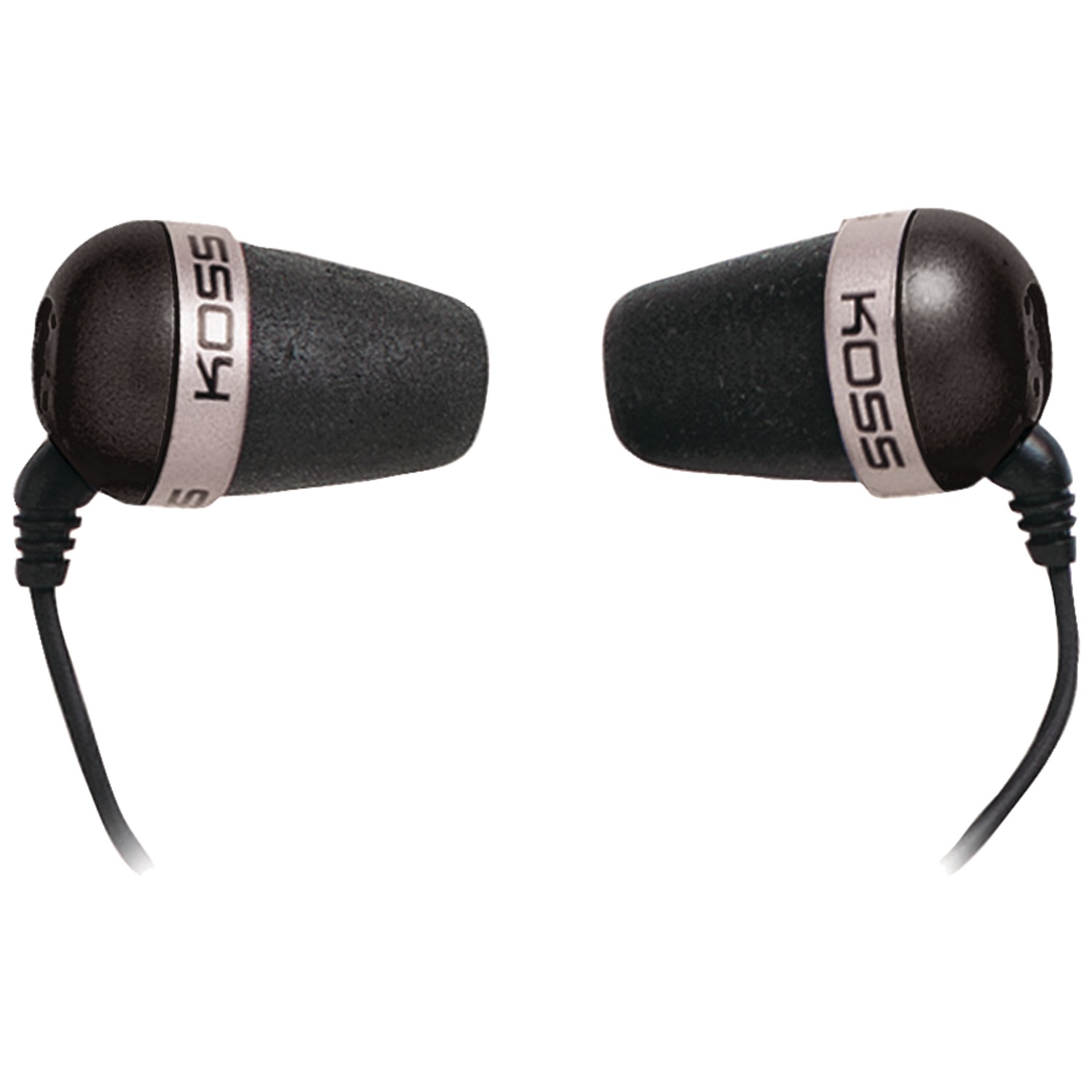 Koss Plug Classic Noise-Isolating In-Ear Wired Earbuds - Black ...