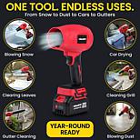 Bell + Howell Rechargeable Bullseye Blower Deluxe with Nozzle | HSN