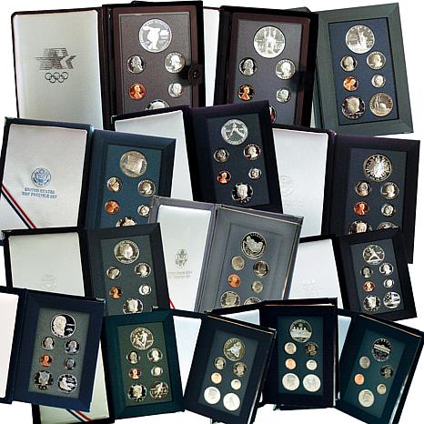 1983 to 1997 Prestige Proof Sets - 14 Sets | HSN