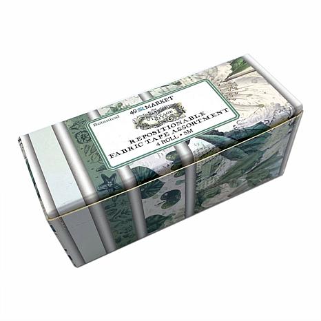 49 And Market Fabric Tape Assortment 4/Rolls Vintage Bits Botanical | HSN
