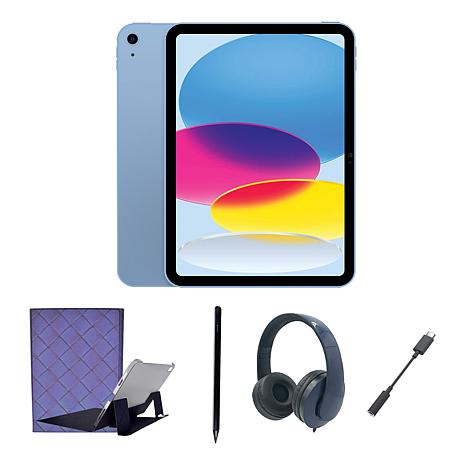 Apple iPad 10.9" 10th Gen Blue 256GB Bundle w/Active Stylus Pen ...