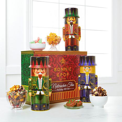 Bonnie & Pop 3 Holiday Toy Soldiers with Variety Treats - 10090580 | HSN