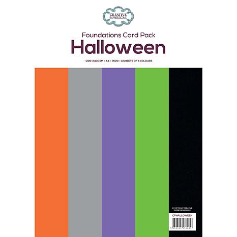 Creative Expressions Foundations Card Pack - Halloween - 20702999 | HSN