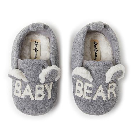 Dearfoams Infant Baby Bear Matching Christmas Slippers - 22138361 | HSN