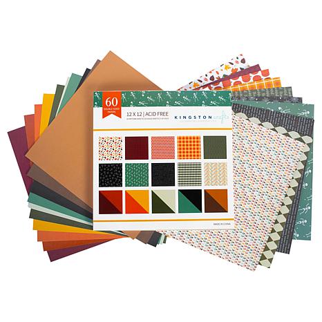 Kingston Crafts Falloween Double-Sided Paper Pad - 60 Sheets | HSN