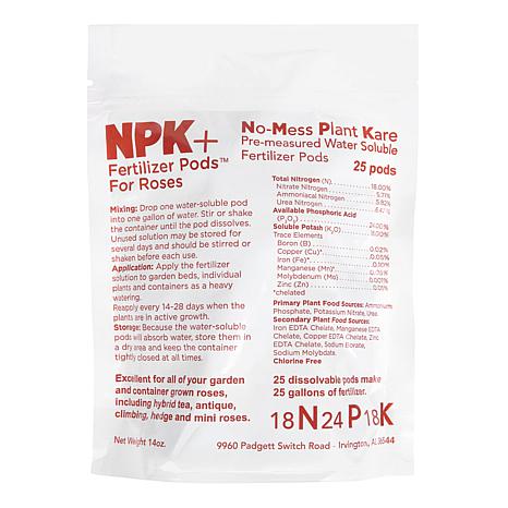 Leaf & Petal NPK+ 25-Piece Fertilizer Pods for Roses - 23535731 | HSN