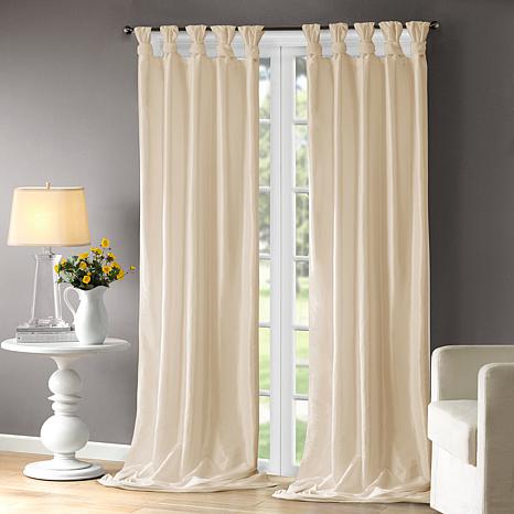Madison Park Emilia Window Champagne Curtain | HSN