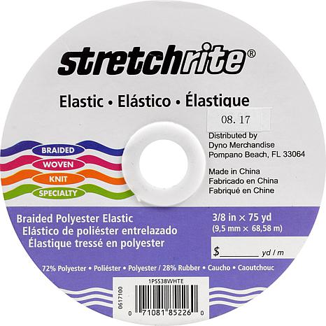 Singer Stretchrite Braided Elastic - White - 7497692 | HSN