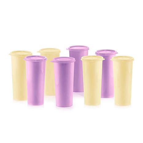 Tupperware® 8-piece Classic Heritage Tumblers with Lids Set | HSN