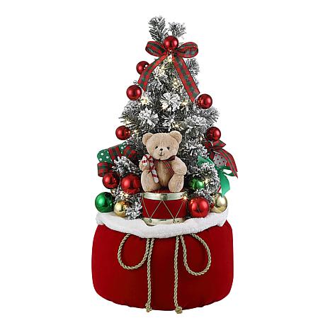Winter Lane Lit Tree with Santa Sack | HSN