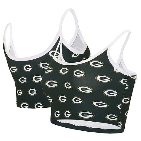 Women's Concepts Sport Green Green Bay Packers Gauge Lounge Bralette ...