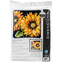 Dimensions Needlepoint Kit 14x14 - Floral Splendor Stitched In Yarn ...