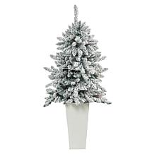 Christmas Trees | Shop Artificial, Flocked, Pre-lit Christmas Trees ...