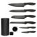 Gourmet Edge 7pc Diamond Nonstick Blade Set w/ Universal Knife Block ...
