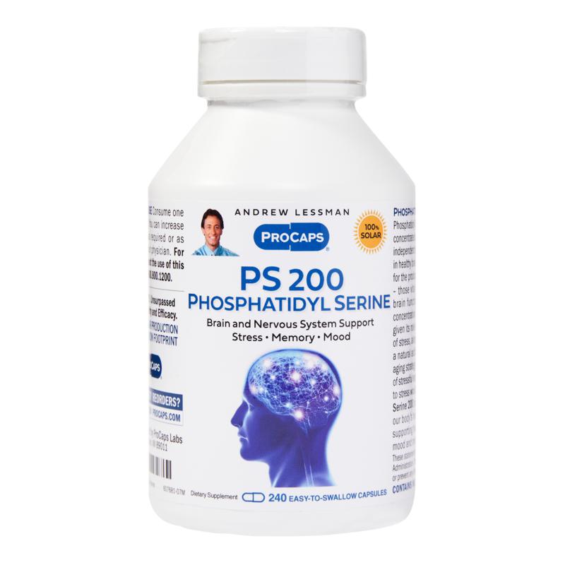 PS 200 Phosphatidyl Serine - 240 Capsules - 8327821 | HSN