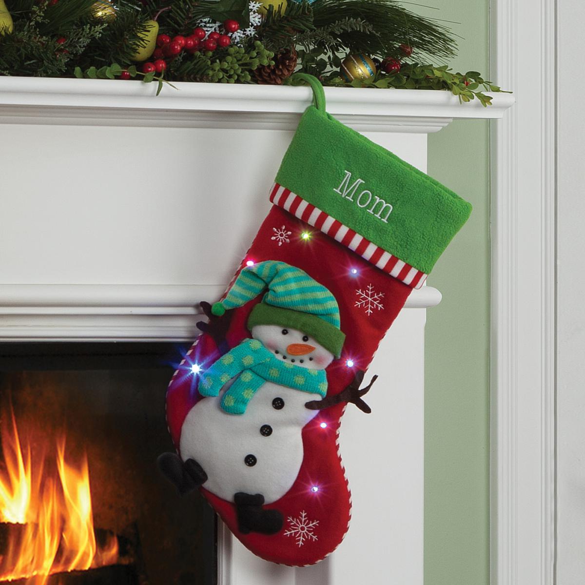 Personalized Twinkling LED Stocking | HSN