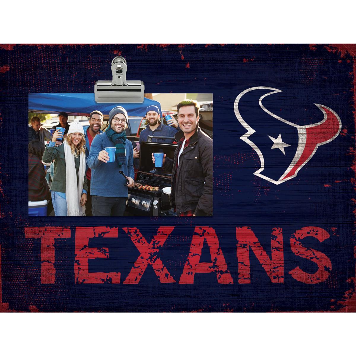 Officially Licensed NFL Team Name Clip Frame - Houston Texans | HSN