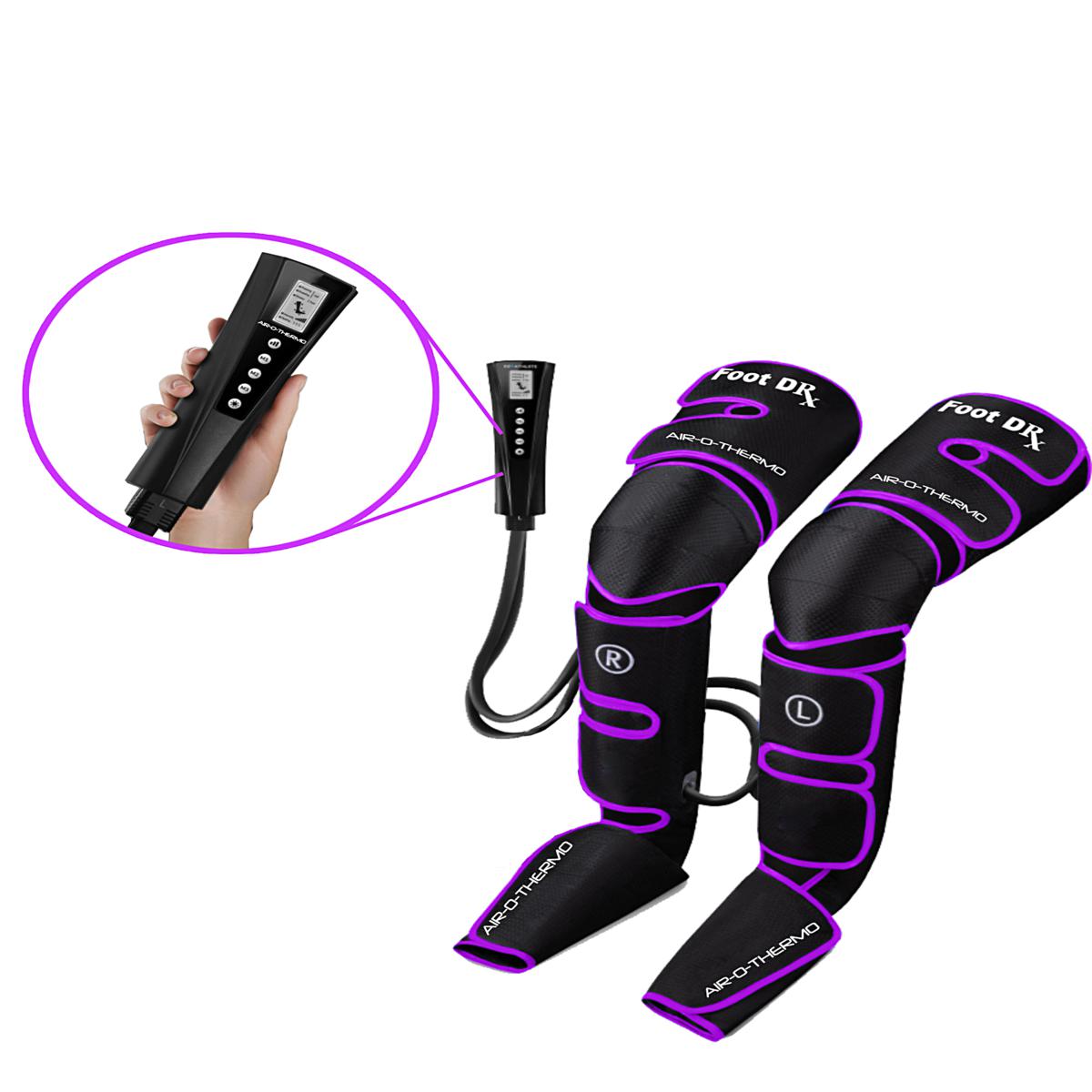 Foot Dr. Air-O-Thermo Full Leg Heated Air Compression Sleeves | HSN