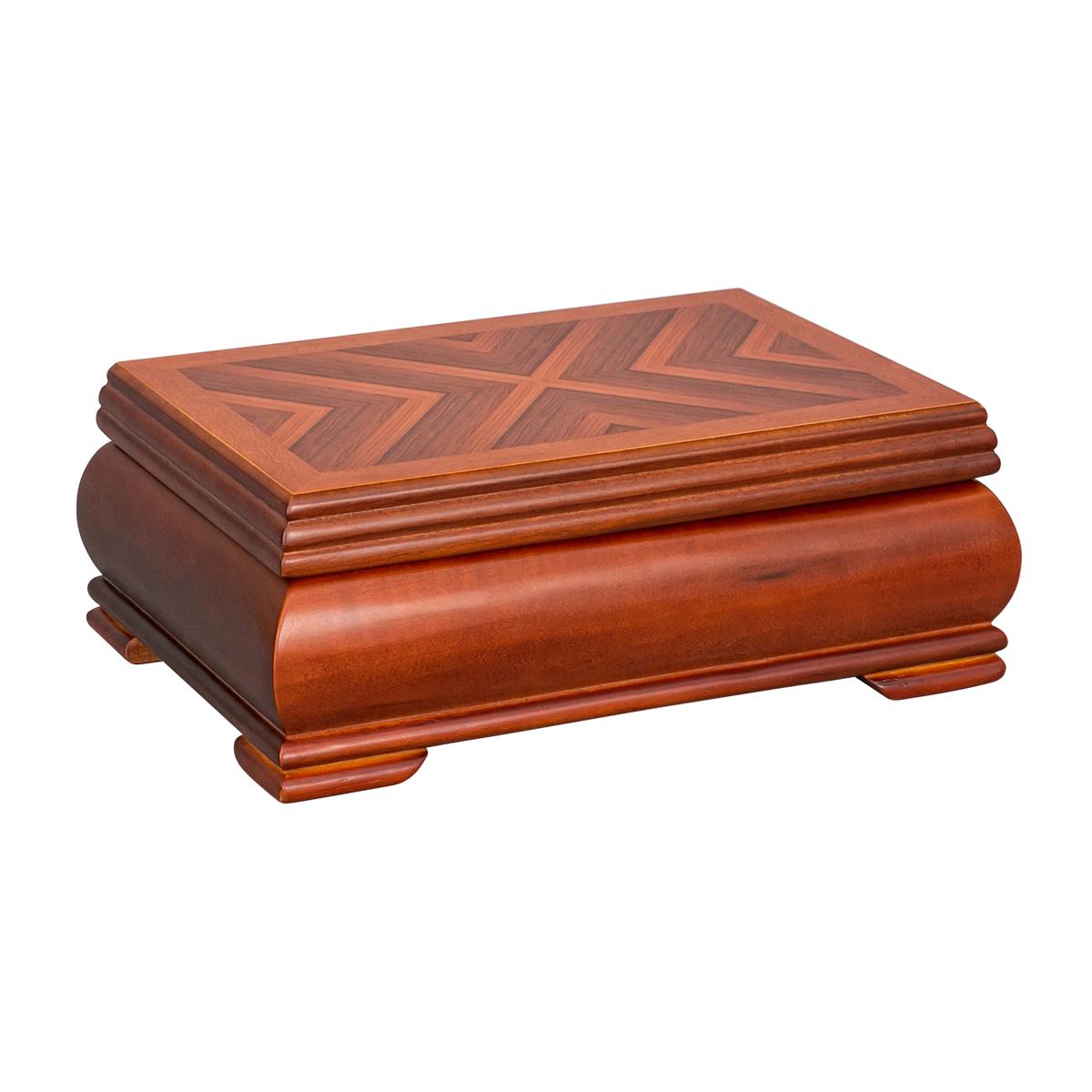 Mele and Co Carmen Wooden Jewelry Box in Walnut Finish - 20428305 | HSN