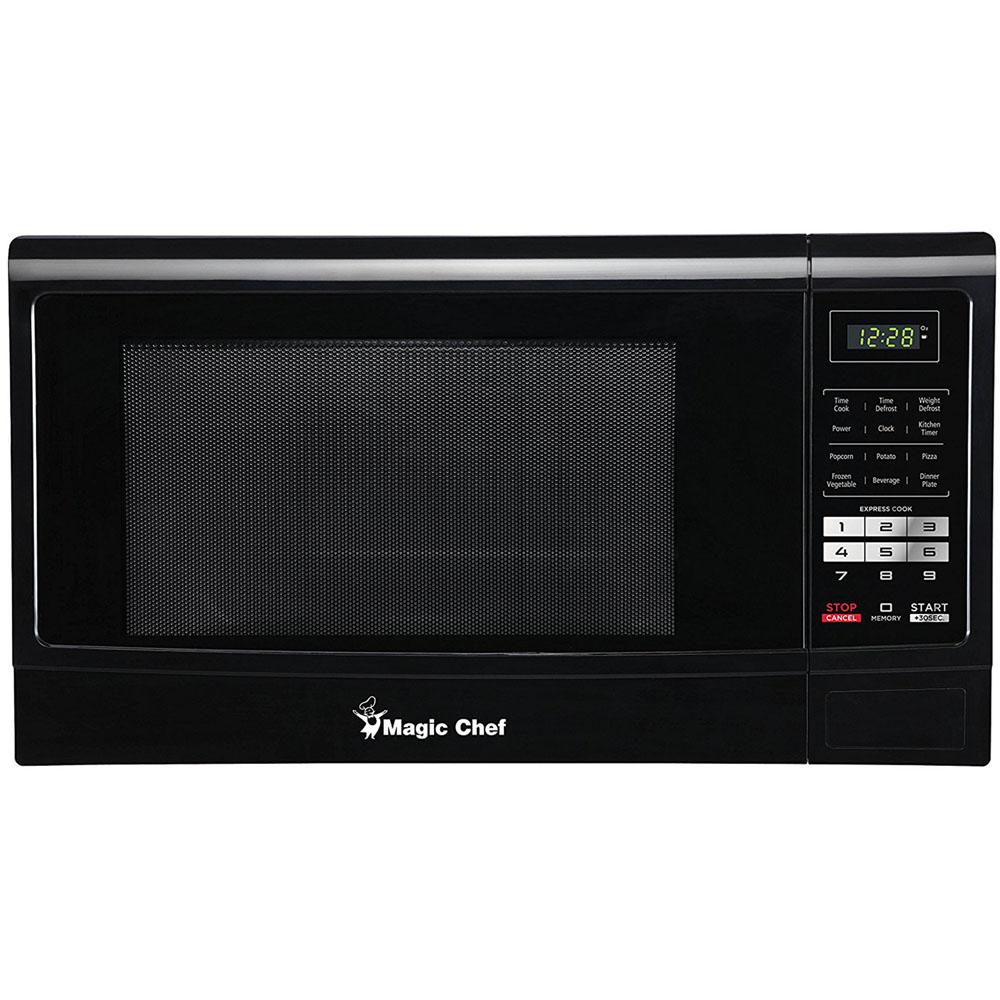 Magic Chef 1.6-Cu. Ft. 1100W Countertop Microwave Oven - Black ...
