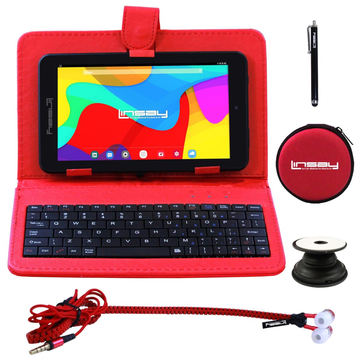 LINSAY 7" 64GB Android 13 Tablet Bundle - 20649053 | HSN