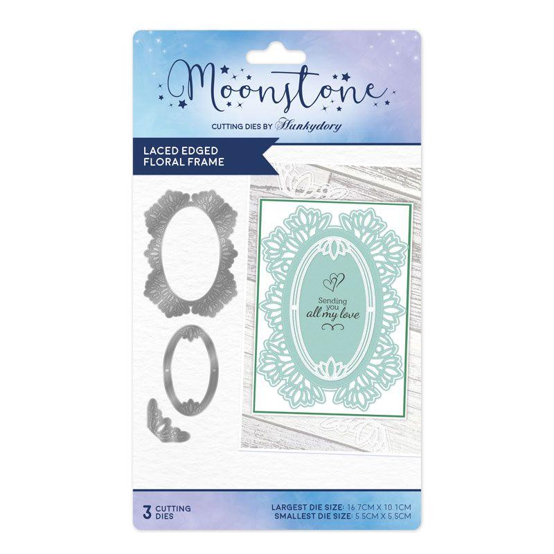 Hunkydory Crafts Moonstone Dies - Lace Edged Floral Frame - 20737889 | HSN