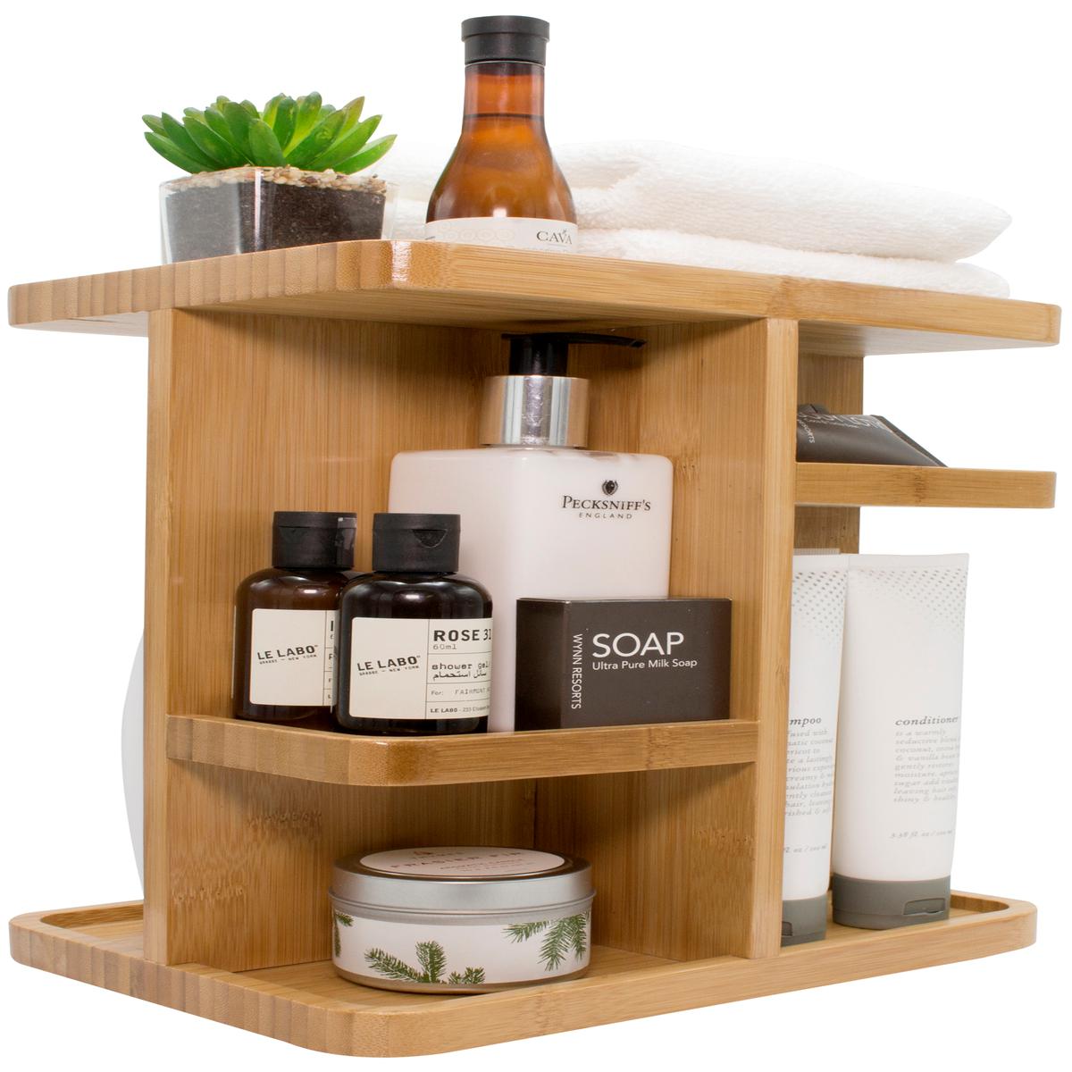 Sorbus Bamboo Carousel Organizer - 20815608 | HSN