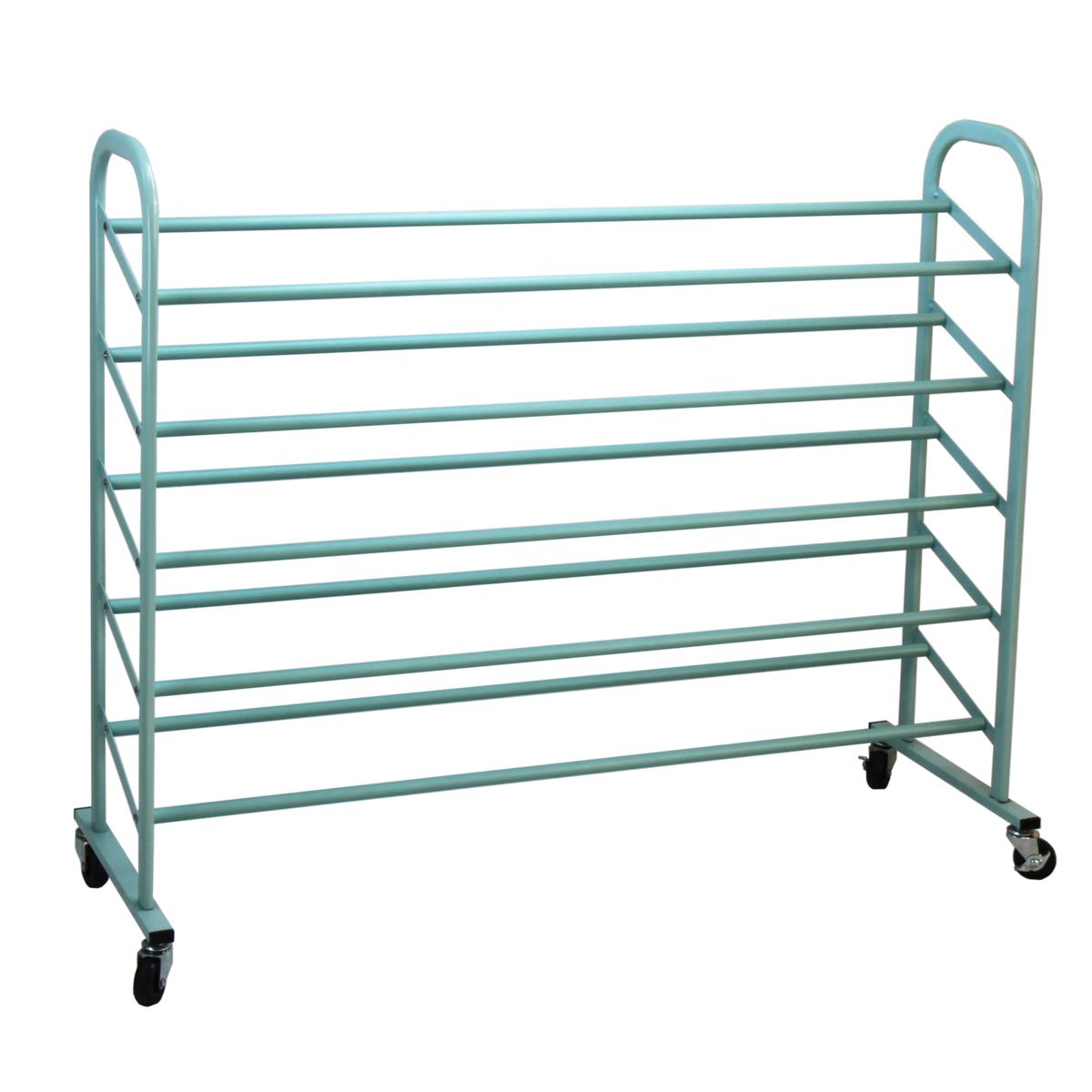 Oceanstar 5 Tier Metal Shoe Rack Turquoise - 20823595 | HSN