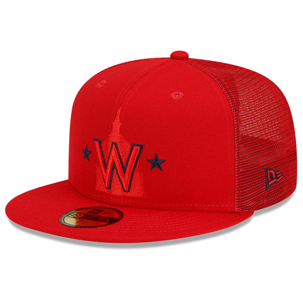 Officially Licensed MLB New Era 2023 Practice Fitted Hat - Nationals ...