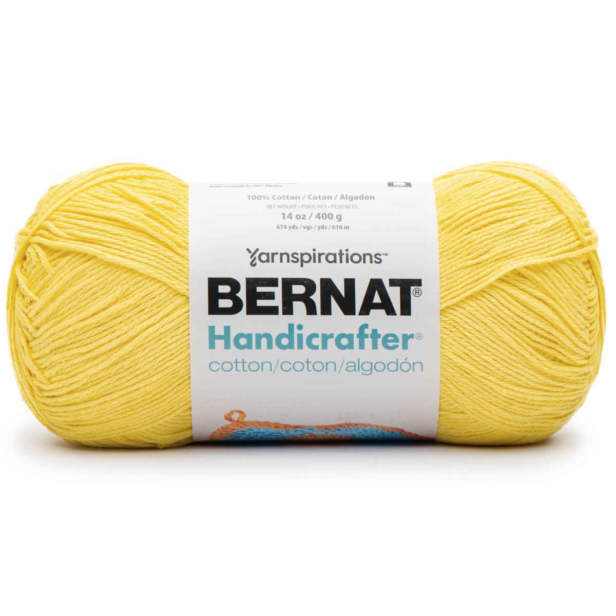 Bernat Handicrafter Cotton Yarn - Solids Sunshine | HSN