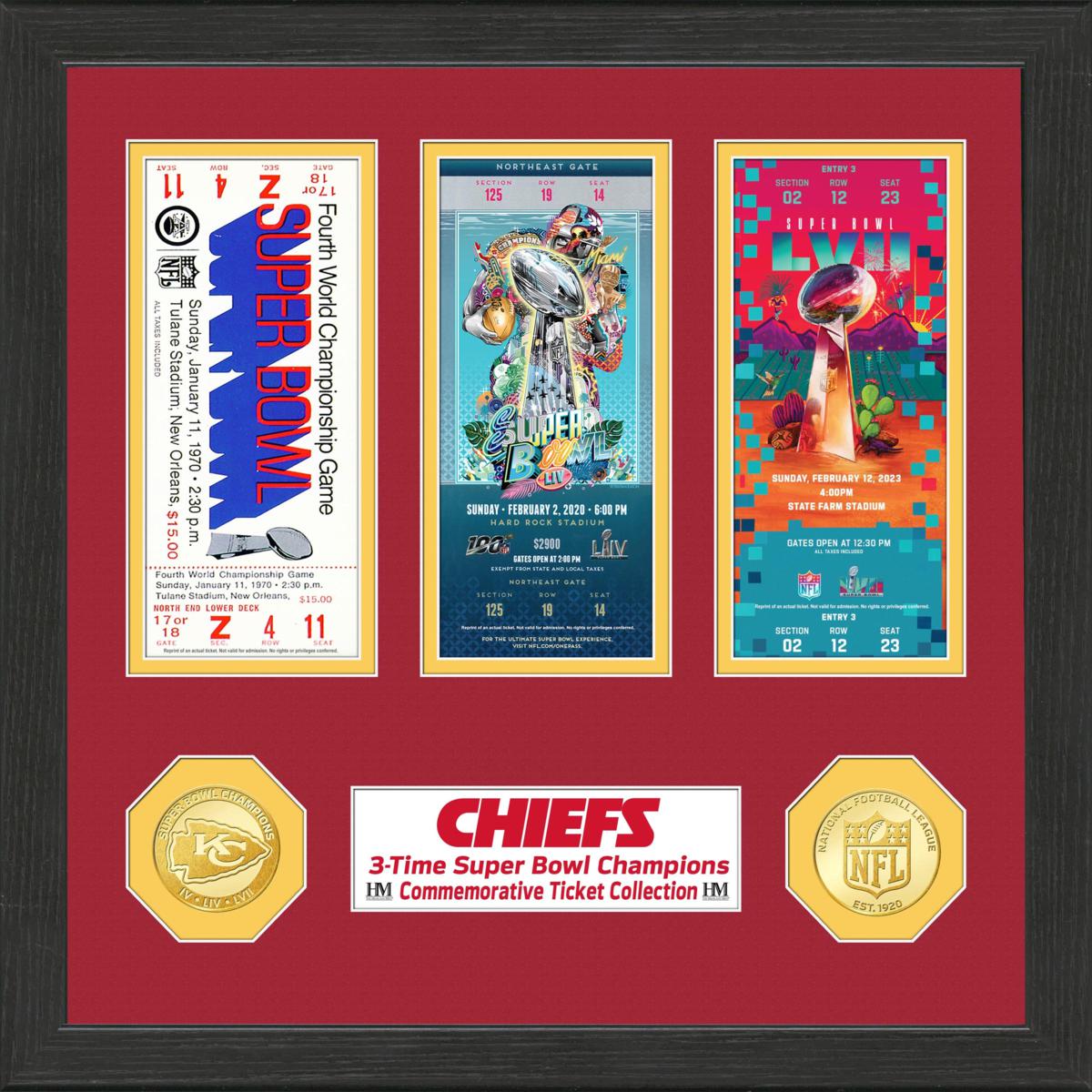 Officially Licensed NFL Chiefs Super Bowl Ticket Collection - 22332422 ...